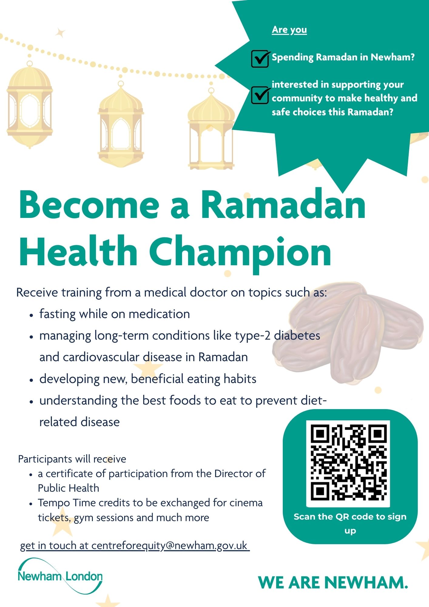 Project: Newham Ramadan Health Champions 2026